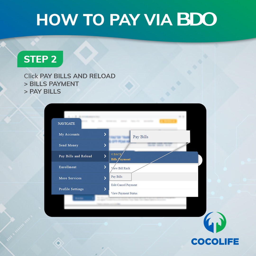 BDO Guide for Online Payment – Cocolife