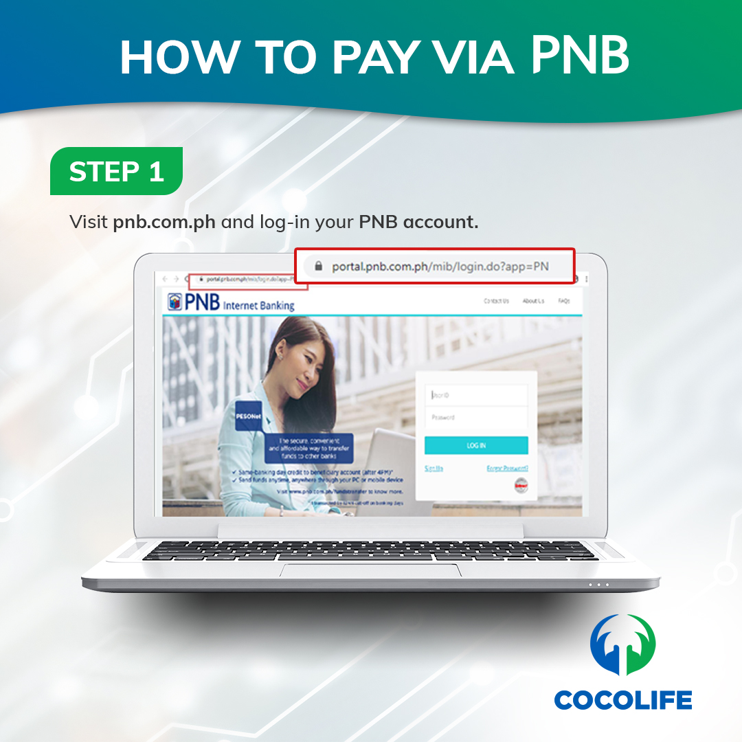PNB Guide for Online Payment – Cocolife