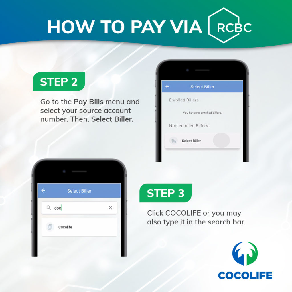 RCBC Guide for Online Payment – Cocolife
