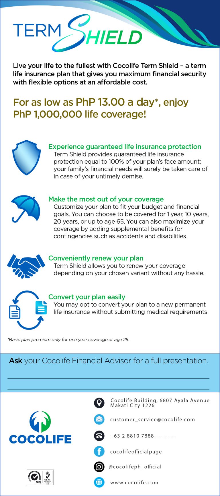 Individual insurance - Cocolife